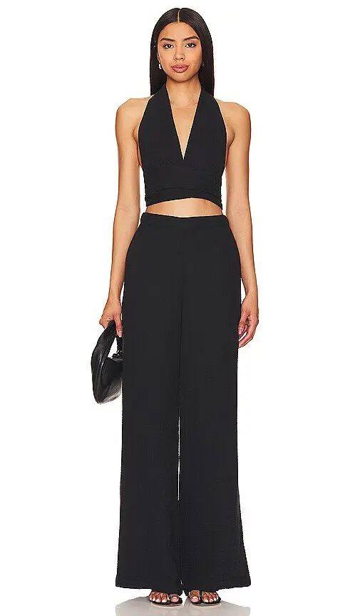 L*Space Wide Leg Santos Pant - Black