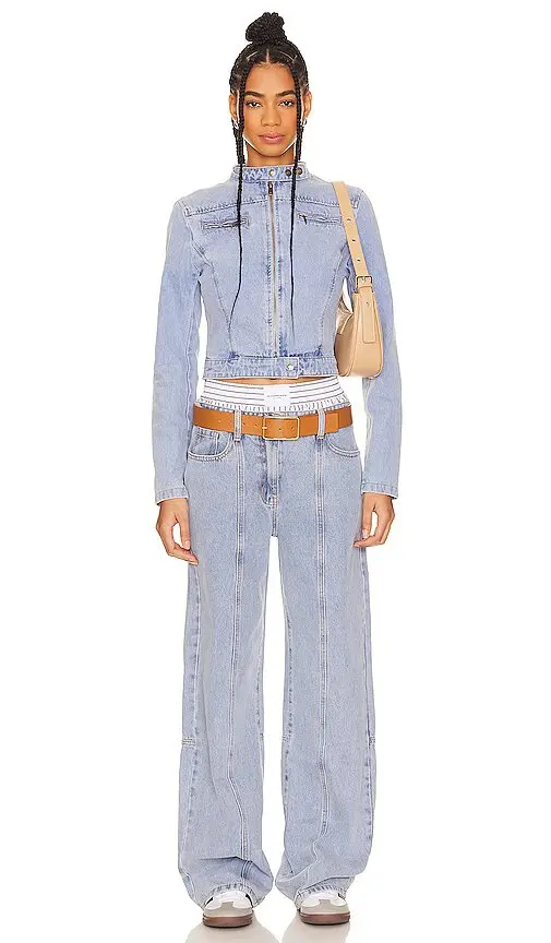 Lioness Dawson Wide Leg Jeans