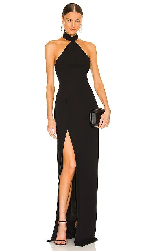 Amanda Uprichard Queen Gown - Black