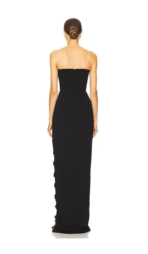 SAU LEE Florence Gown - Black