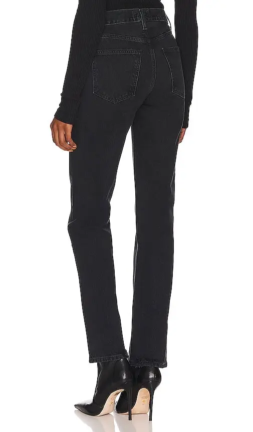 AGOLDE Lana Mid Rise Straight Jeans