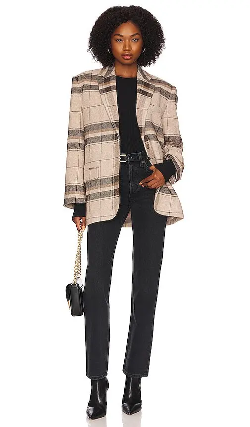 AGOLDE Lana Mid Rise Straight Jeans