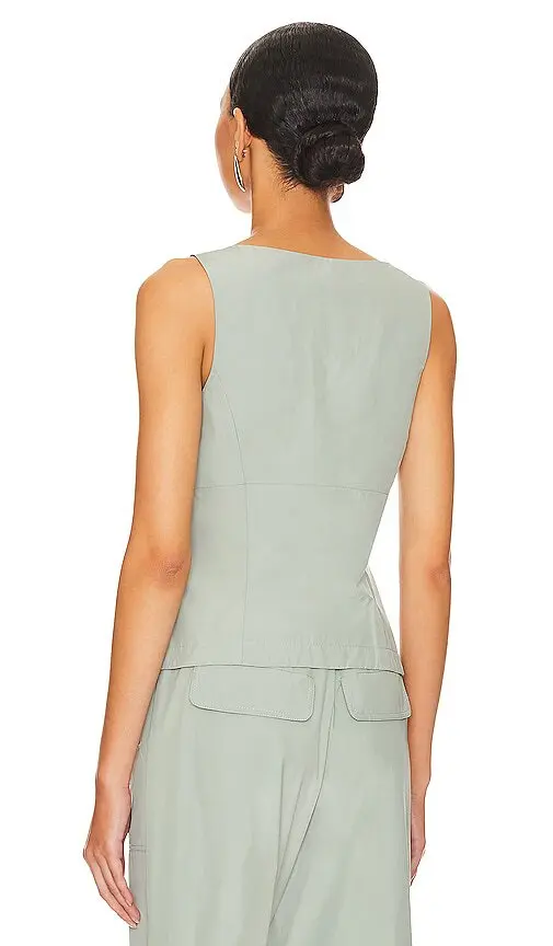 Amanda Uprichard Violet Top - Sage