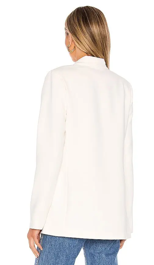Amanda Uprichard Shawl Collar Blazer - White