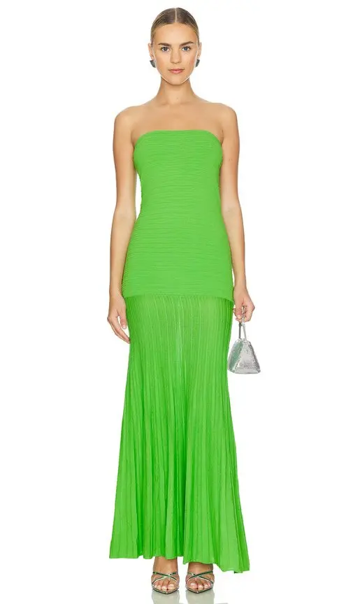 Line & Dot Arlo Tube Maxi Dress