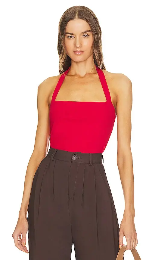 Susana Monaco Halter Top - Red