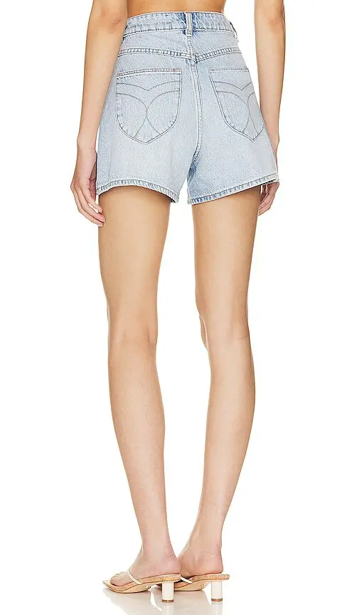 Rolla's Mirage Short Lyocell In Light Wash Denim