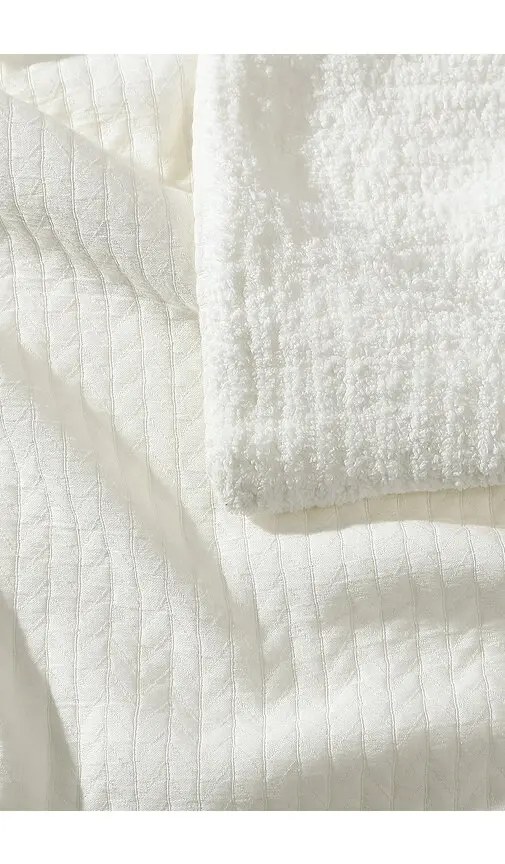 SUNDAY CITIZEN King/cal King Herringbone Snug Coverlet