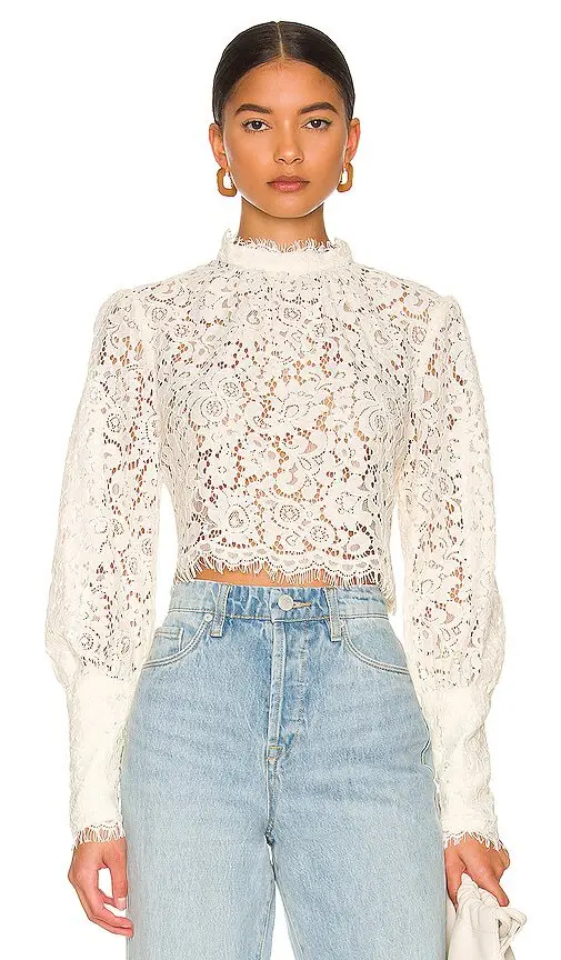 Bardot Georgia Lace Top