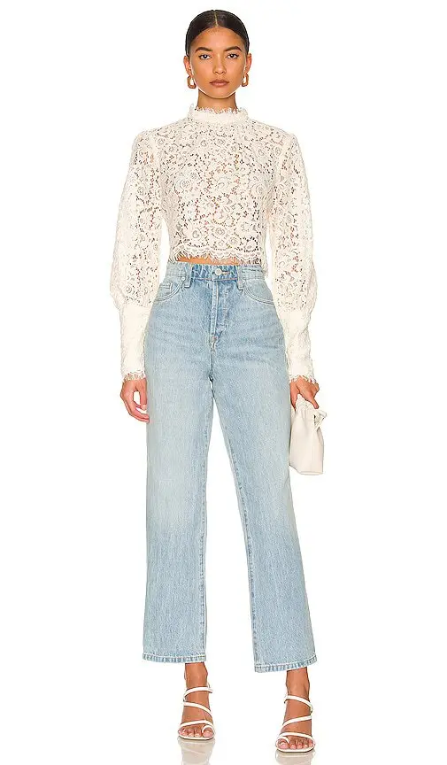 Bardot Georgia Lace Top