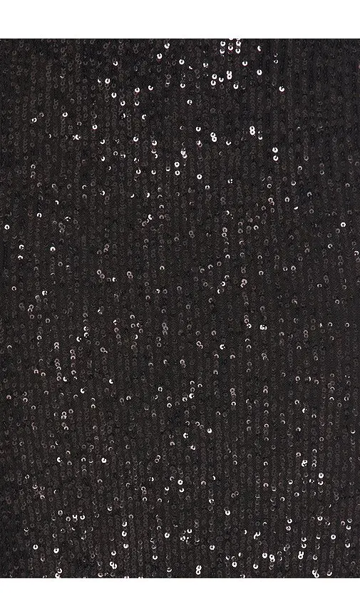 NOOKIE Strapless Sequin Embellished Gown - Black
