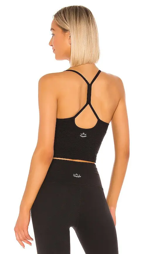 Beyond Yoga Spacedye Cropped Tank Top - Black