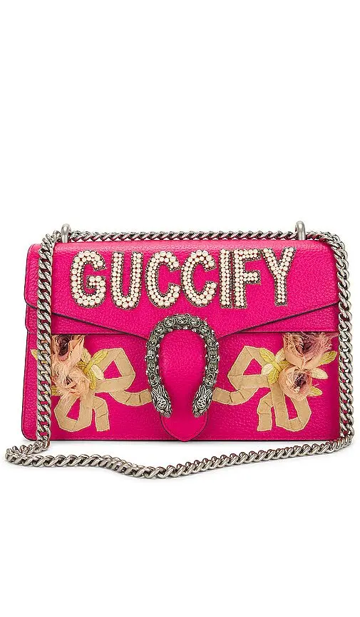 FWRD RENEW Gucci Guccify Dionysus Shoulder Bag - Fuchsia