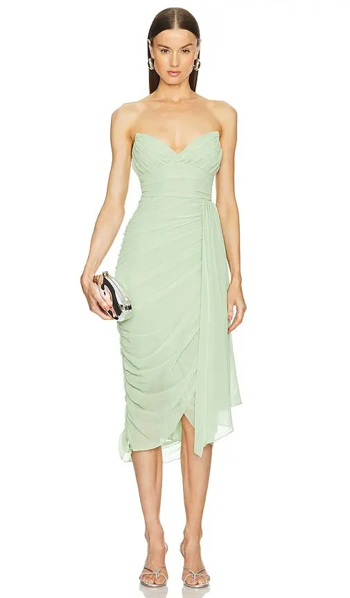 MICHAEL COSTELLO X Revolve Rosemary Midi Dress - Green