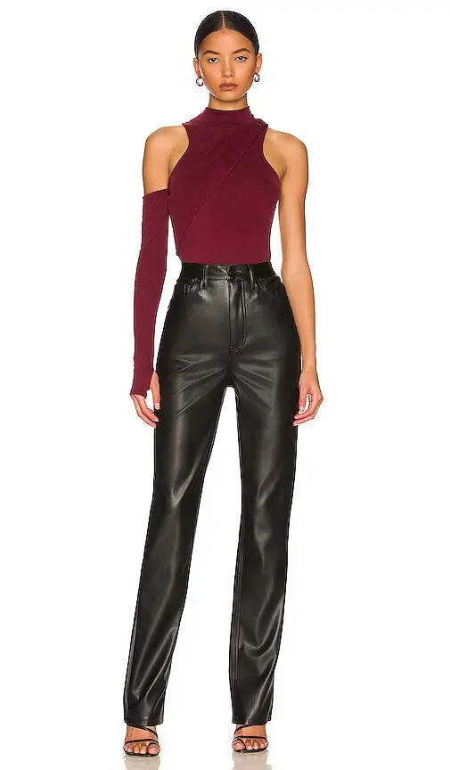 AFRM Heston Faux Leather Trousers