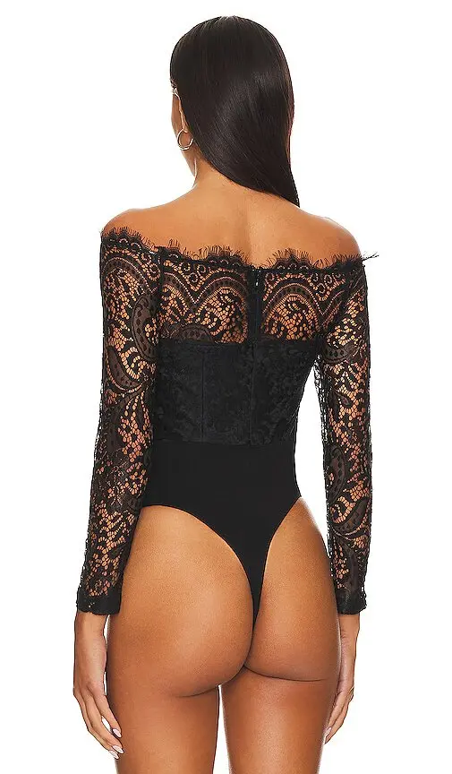 Superdown Rivka Off Shoulder Bodysuit In . Also
