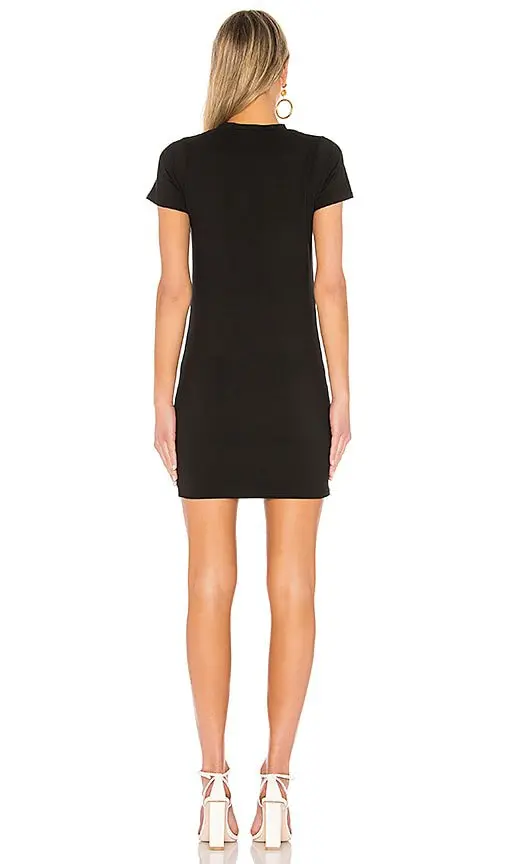 Superdown Short Sleeve Slit Dress