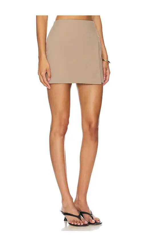 Good American Poplin Wrap Skirt