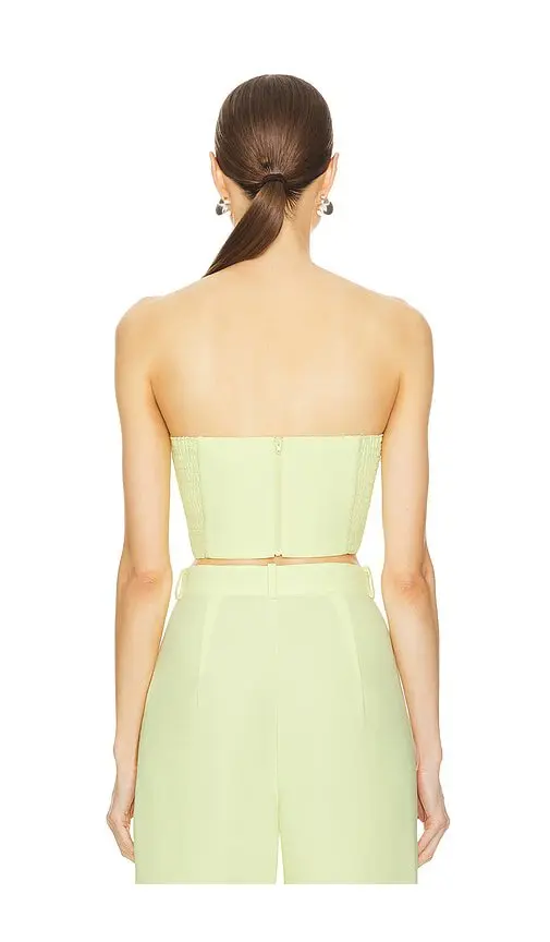 Amanda Uprichard Sabine Crop Top
