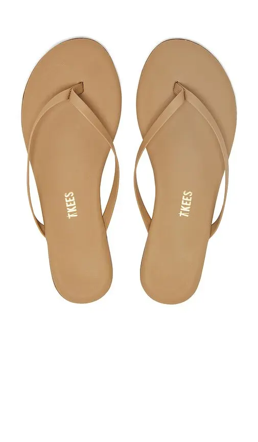 Tkees Leather Foundations Matte Flip Flop - Brown