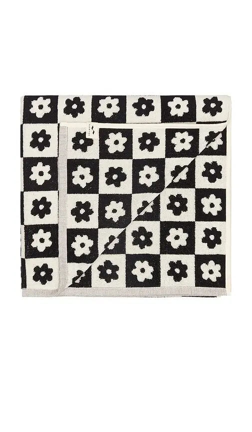 SLOWTIDE Gigi Bath Towel - Black