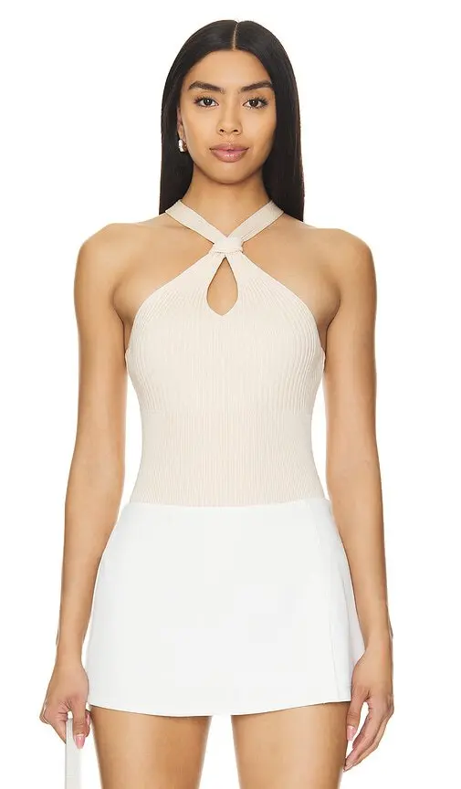 Simkhai Andrea Knit Top - Tan