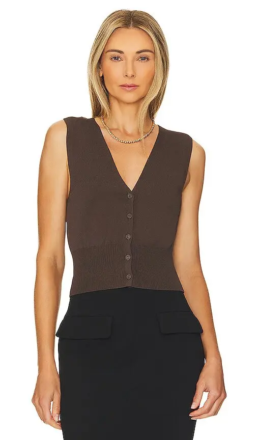 L'academie Natesa Knit Vest