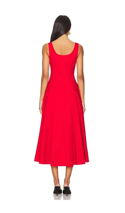A.L.C. Isabel Poplin Midi Dress