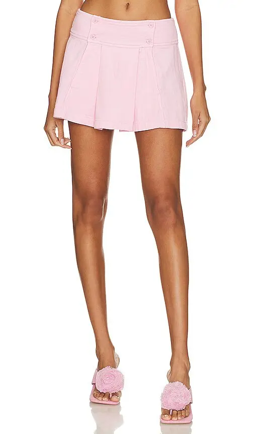 LOVERS AND FRIENDS Sean Mini Skirt - Pink
