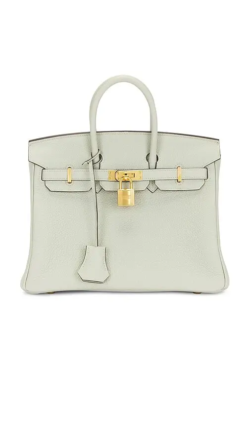 FWRD RENEW Hermes Clemence Birkin 25 Handbag - Mint