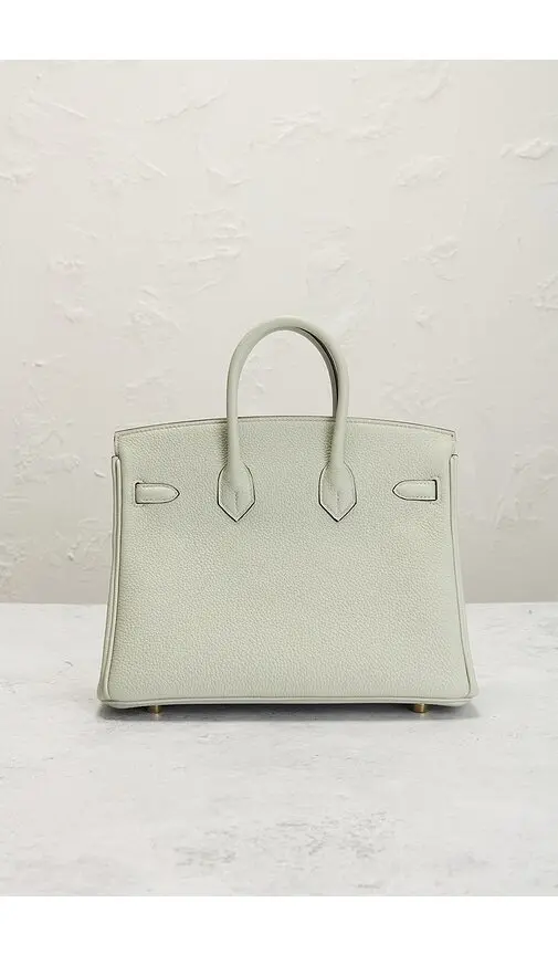FWRD RENEW Hermes Clemence Birkin 25 Handbag - Mint