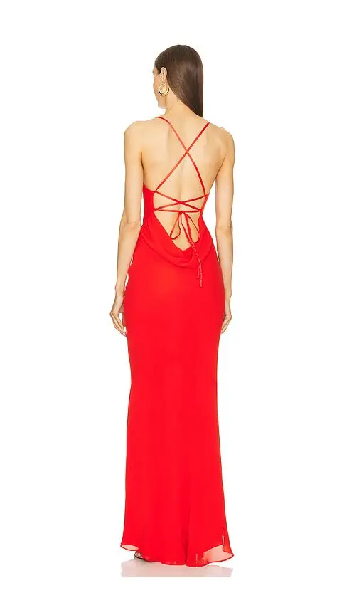 MICHAEL COSTELLO X Revolve Chloe Gown - Red