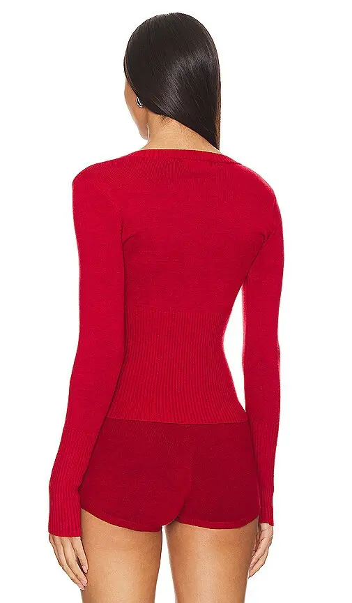 Frankies Bikinis Lenon Cloud Knit Sweater