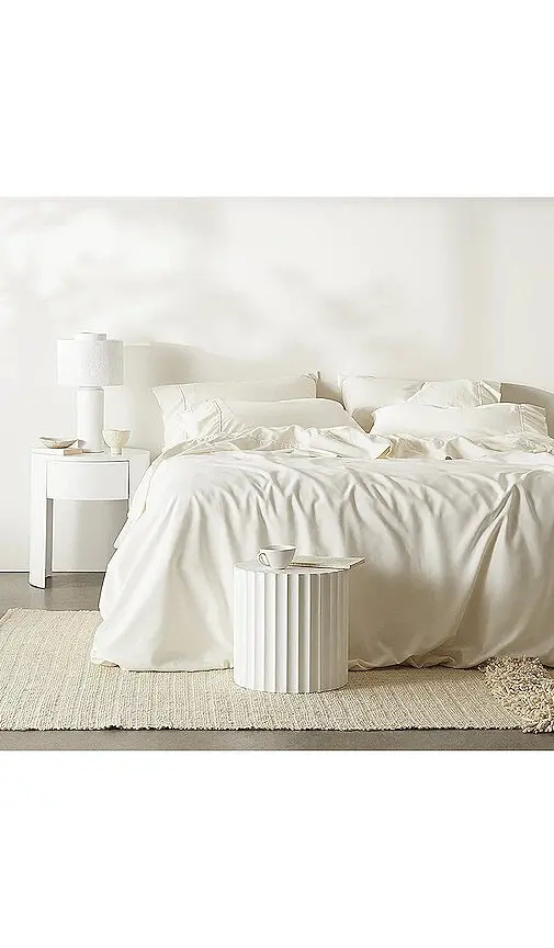ETTITUDE Linen+ Duvet Cover - White