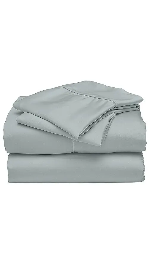 ETTITUDE Full Signature Sateen Sheet Set - Sage