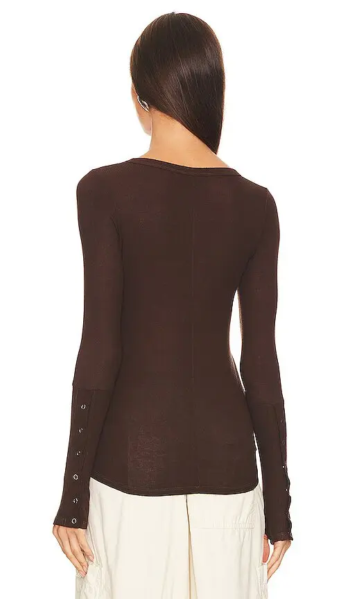 Michael Lauren Sorento Snap Cuff Top