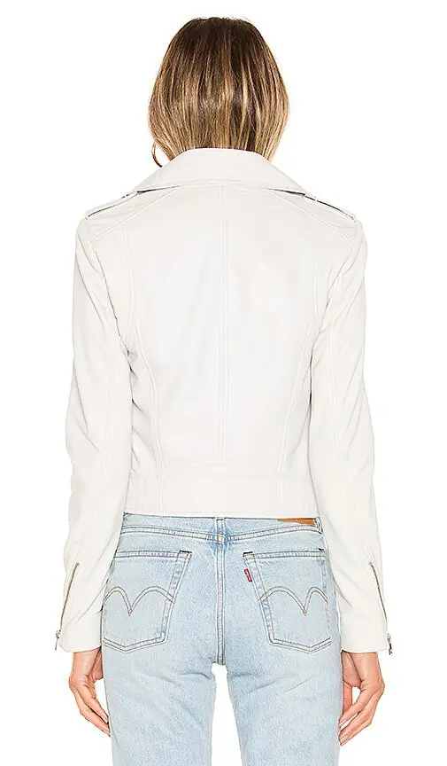 LAMARQUE Donna Leather Jacket - White
