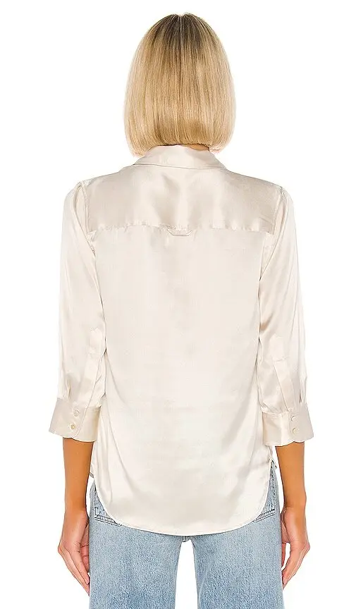 L'Agence Dani Silk Blouse - Ivory