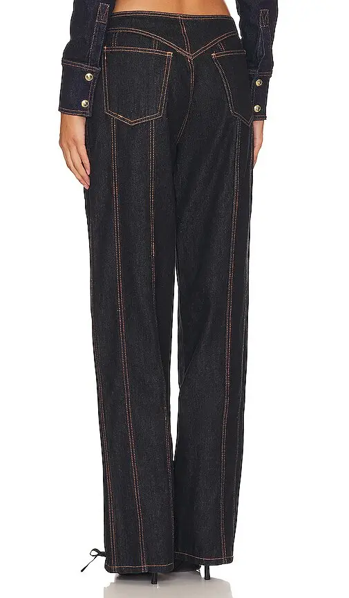 Lioness Daydream Tie Up Jeans