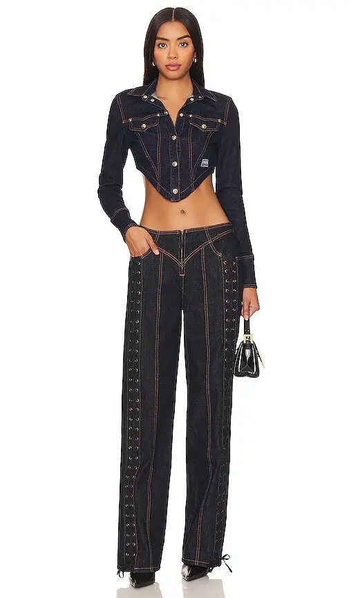 Lioness Daydream Tie Up Jeans