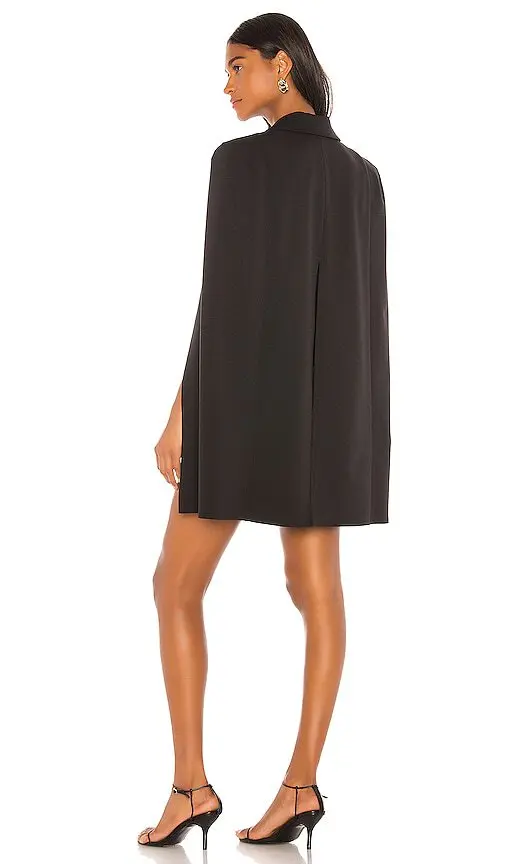 Katie May Boss Lady" Cape Dress - Black