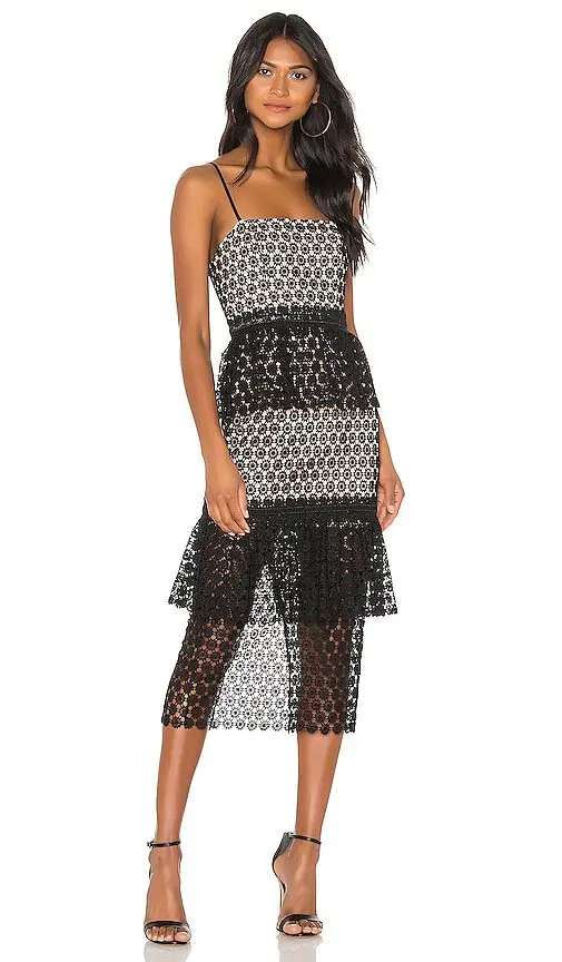 Nbd Dolores Midi Dress In . Also - Black