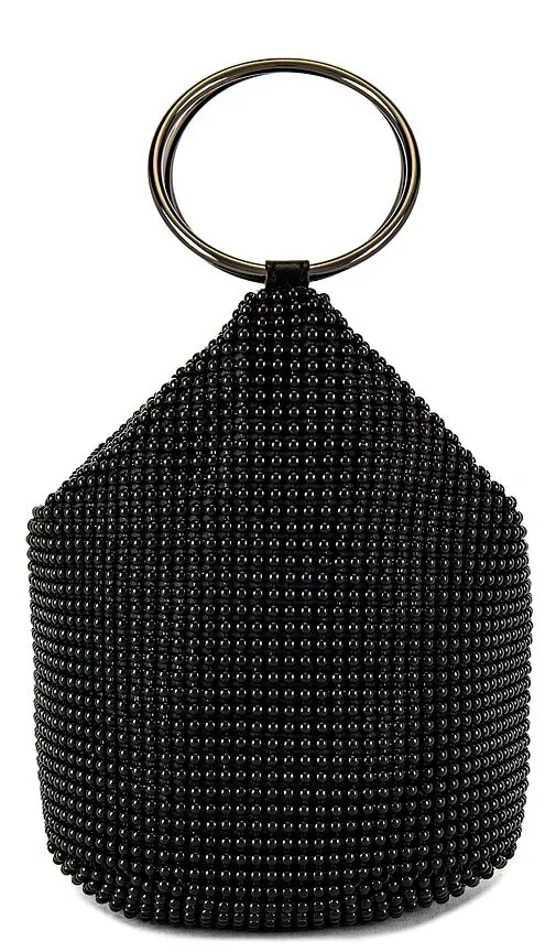 OLGA BERG Bianca Ball Mesh Handle Bag