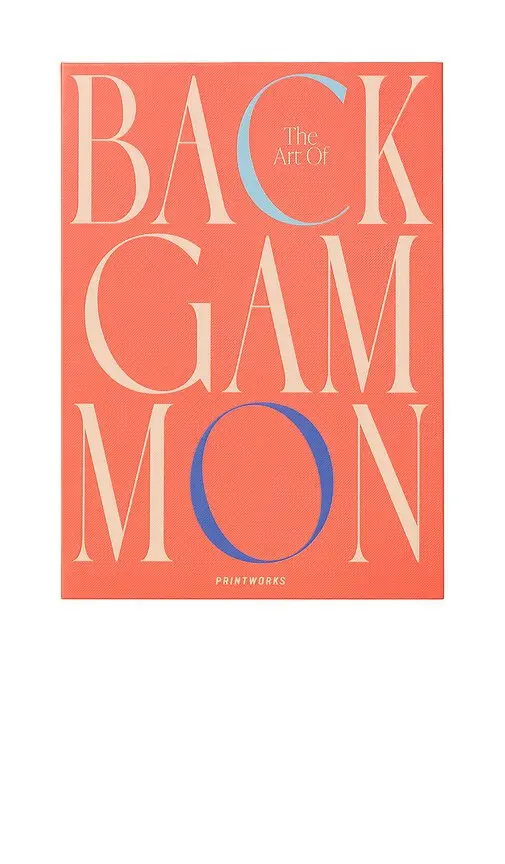 PRINTWORKS Classic Art Of Backgammon - Red