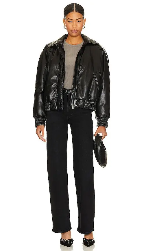 AGOLDE Harper Mid Rise Wide Straight Jeans