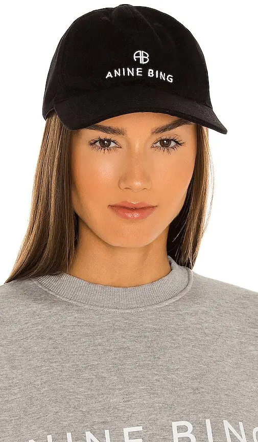 ANINE BING Sport Jeremy Baseball Cap - Black