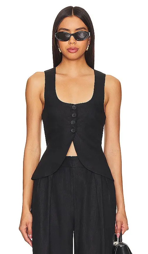 Faithfull The Brand Stanze Vest - Black