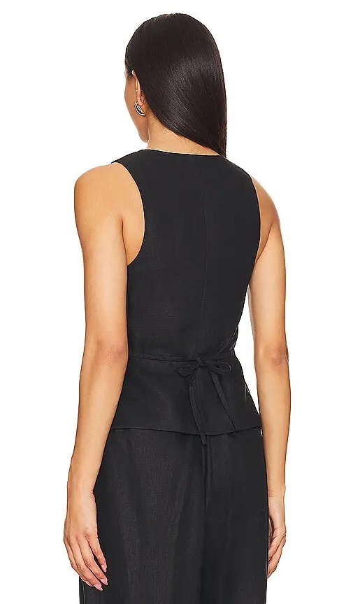 Faithfull The Brand Stanze Linen Waistcoat