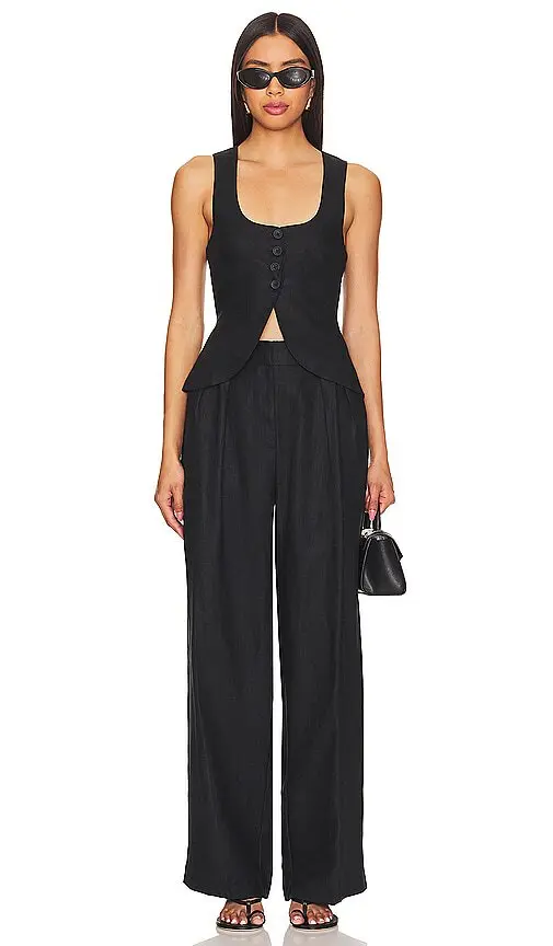 Faithfull The Brand Stanze Linen Waistcoat