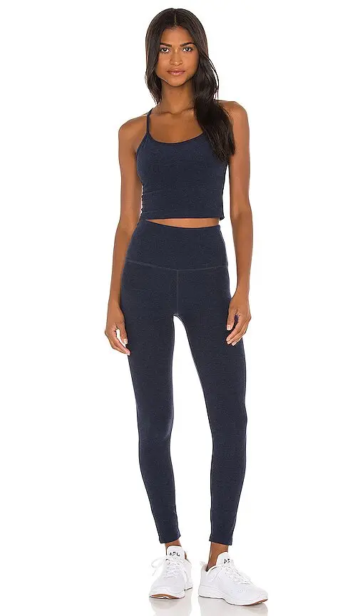 Beyond Yoga Spacedye Caught In The Midi High Waisted Legging In . Also - Navy